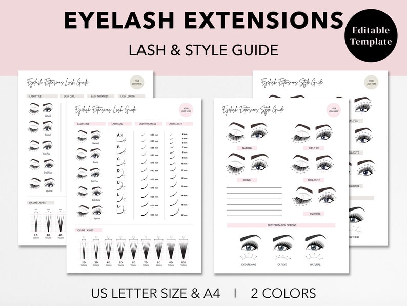 Editable Eyelash Extensions Intake Form, Patch Test Form, Lash Consent ... Editable Eyelash Extensions Intake Form, Patch Test Form, Lash Consent ...