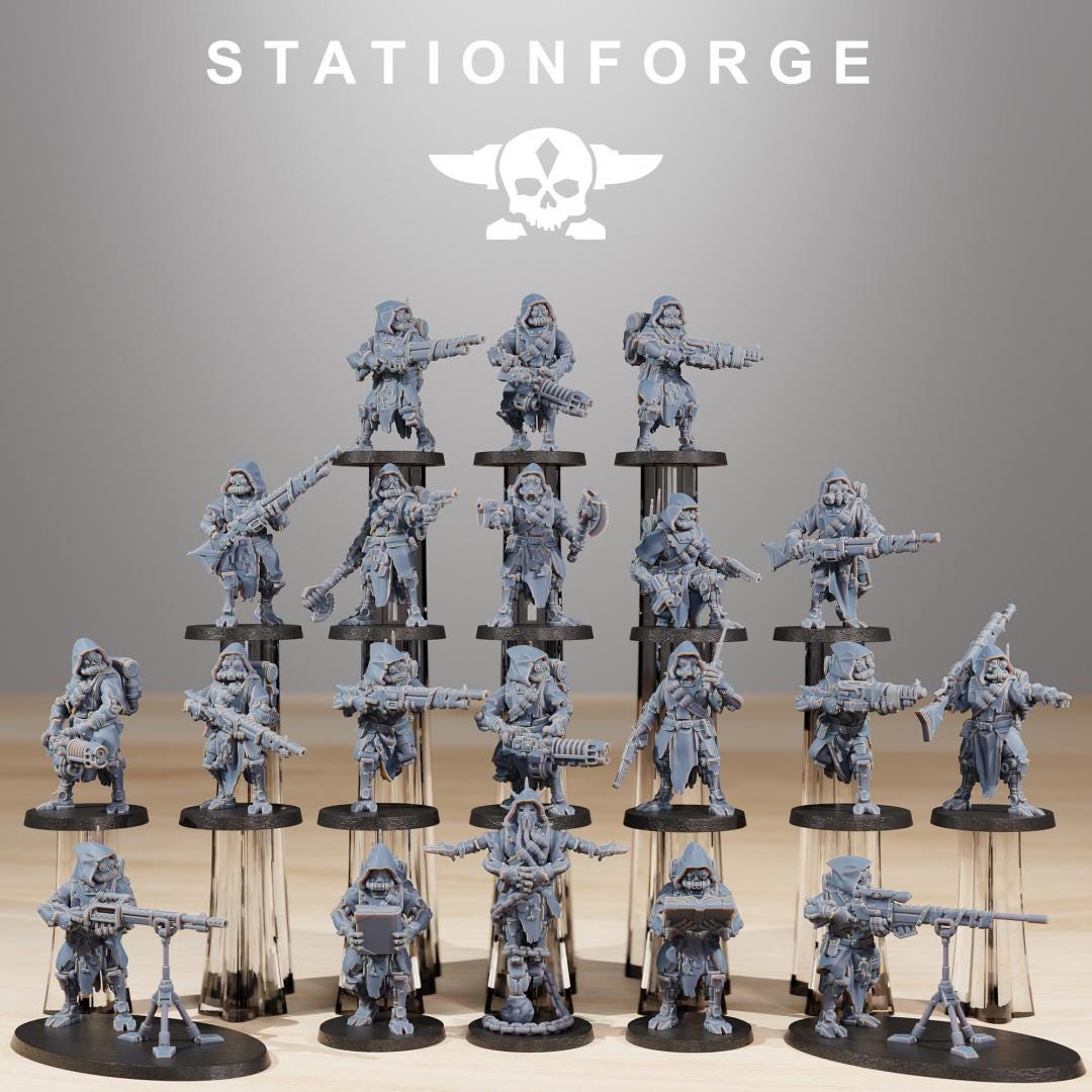 Station Forge Scavenger Rangers Builder Kit Proxy Minitures Tabletop ...