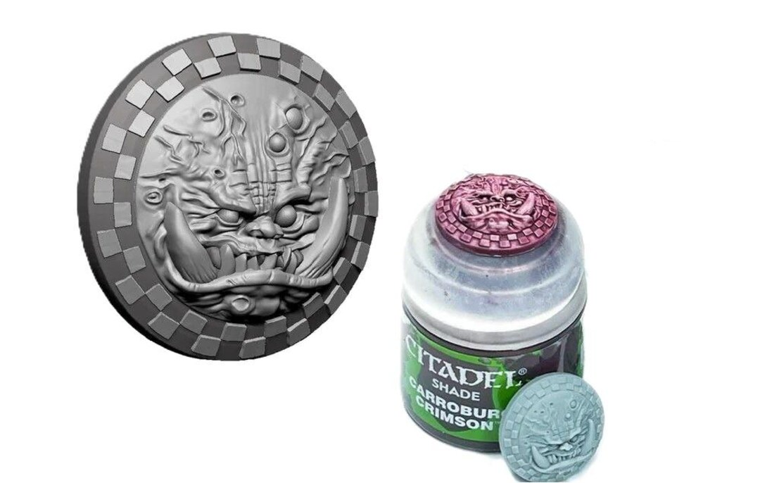 Paint Pot Speed Paint Toppers Ork Style 3d Printed Proxie Wargames ...