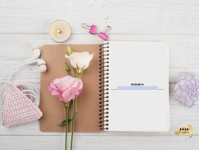 Editable Goal & Bucket List Vision Board Yearly Planner Goal - Etsy