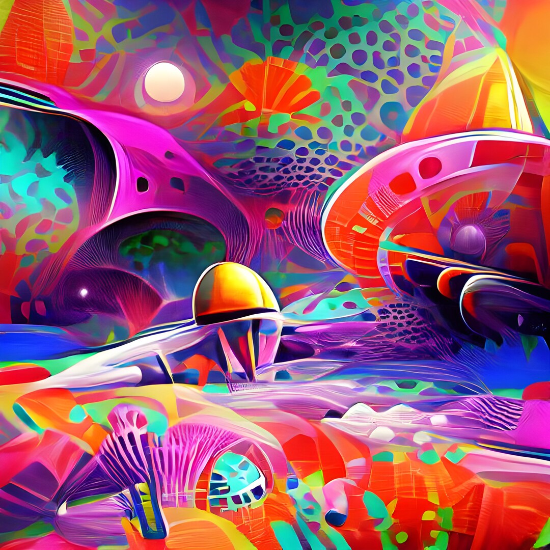 Exploration of Space and Time Digital Artwork | Digital Print ...