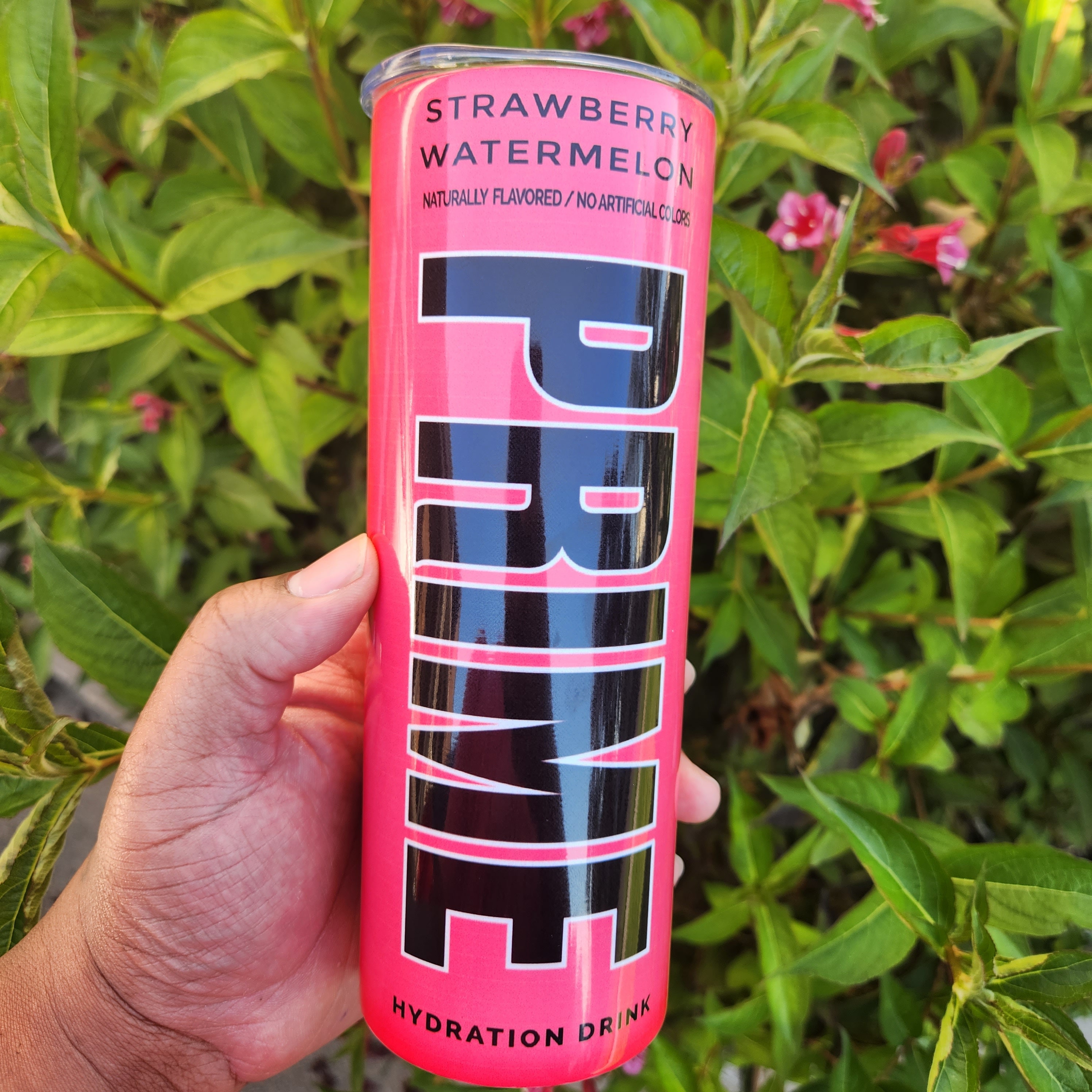 20oz Strawberry Watermelon Flavored Tumbler With Steel Straw - Etsy