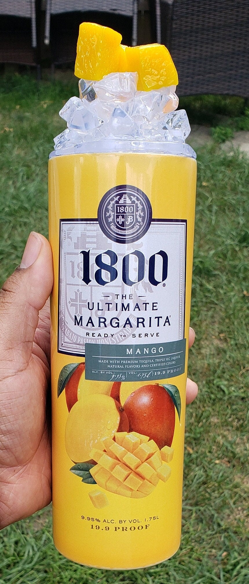 20oz 1800 Ultimate Mango Margarita Tumbler With Topper & - Etsy