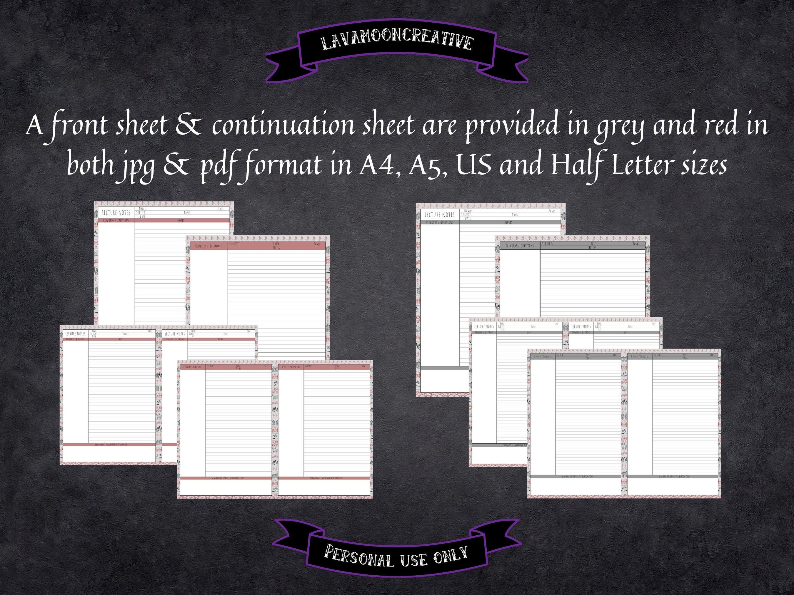 Skeleton Cornell Notes Printable: Forensic Anthropology Anatomy Medical ...