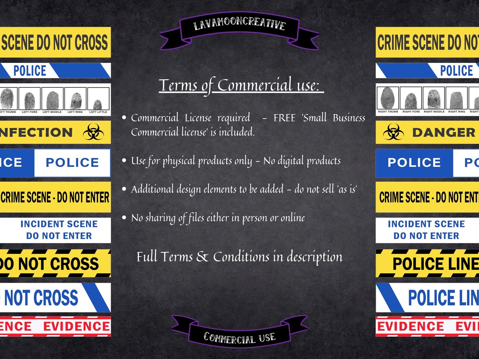 Crime Scene Washi Tape | Washi Printable Strips | True Crime | Forensic ...