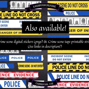 Evidence Tags Ephemera | Crime Scene Investigation | Evidence Label ...