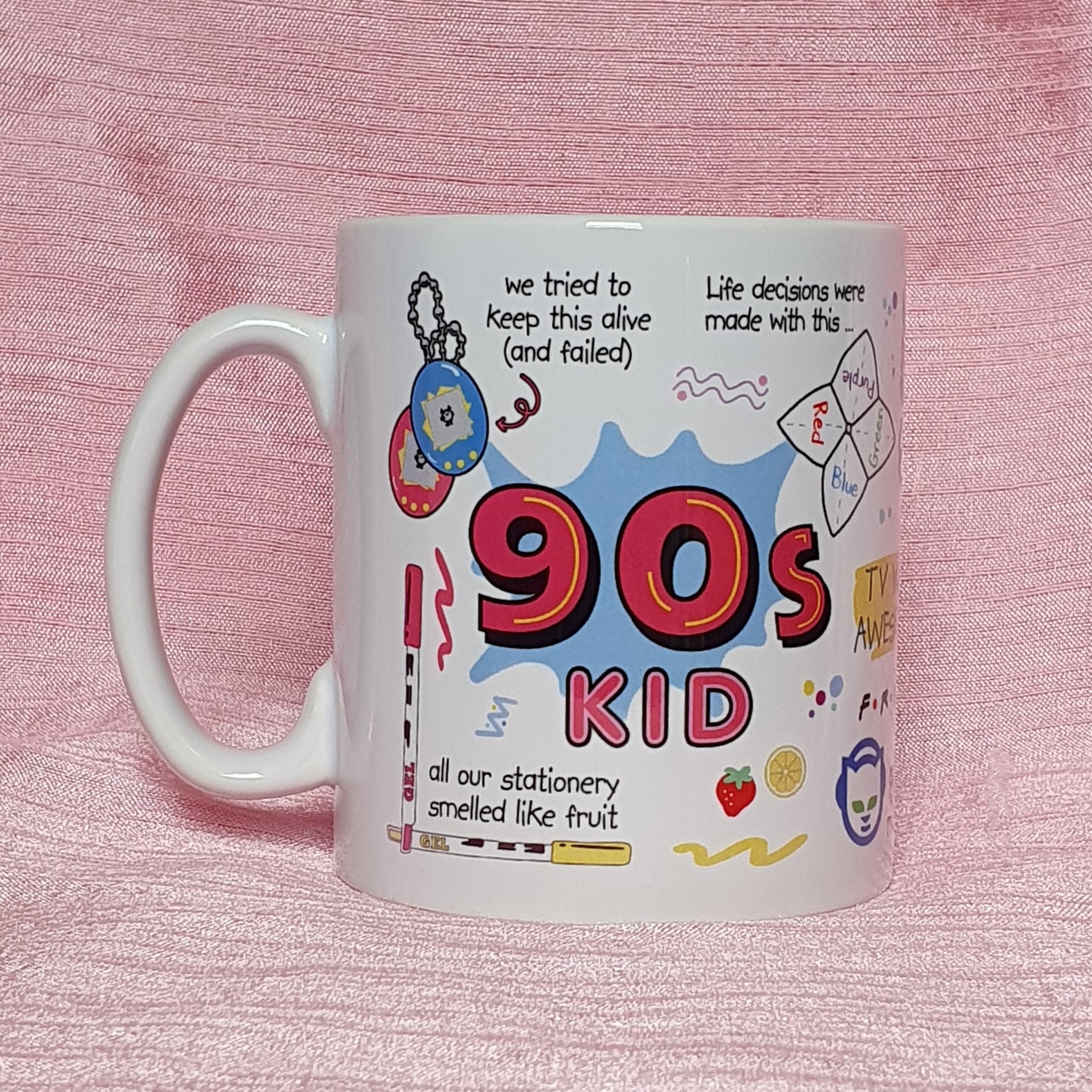 90s Kid Mug 1990s Retro Style Humorous Mug 1990s Coffee Mug - Etsy