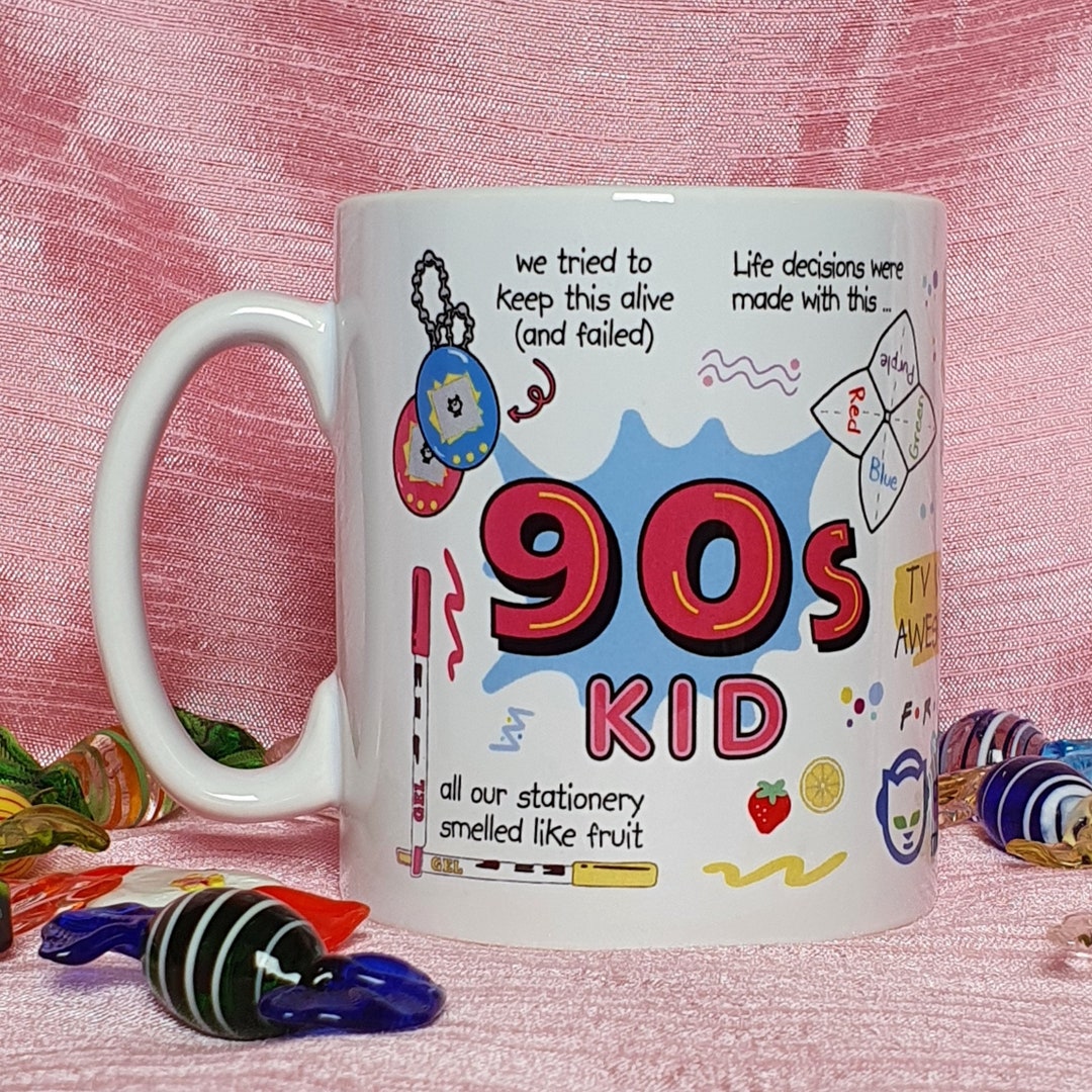 90s Kid Mug, 1990s Retro Style Humorous Mug, 1990s Coffee Mug, 1990s ...