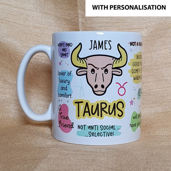 Taurus Mug - Etsy