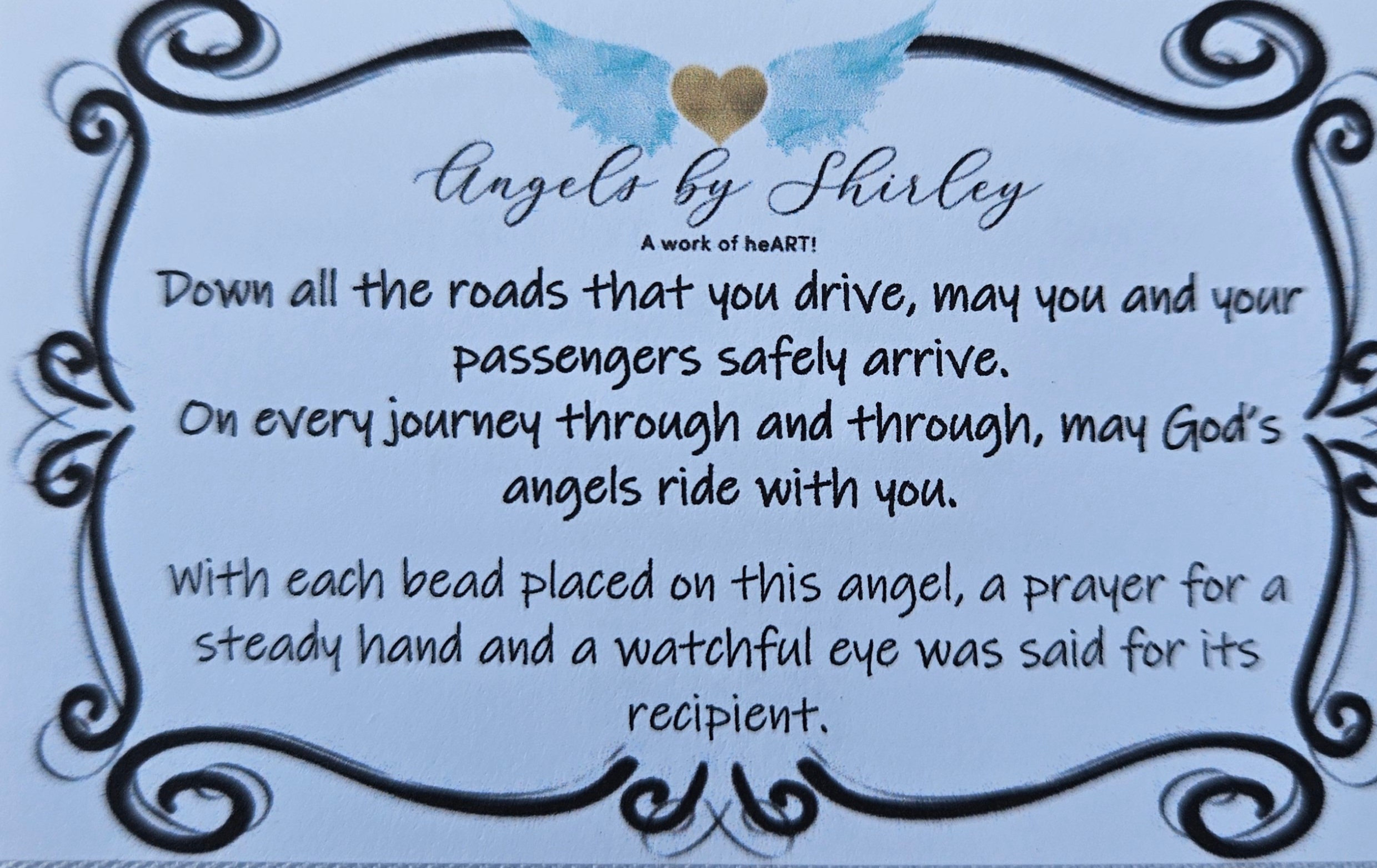 Safe Driving / New Driver Angel Suncatcher - Etsy