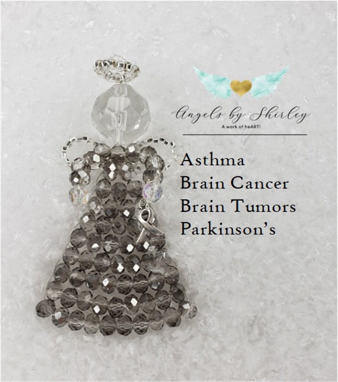 Asthma, Brain Cancer, Parkinsons, Awareness Angel Suncatcher / Ornament ...