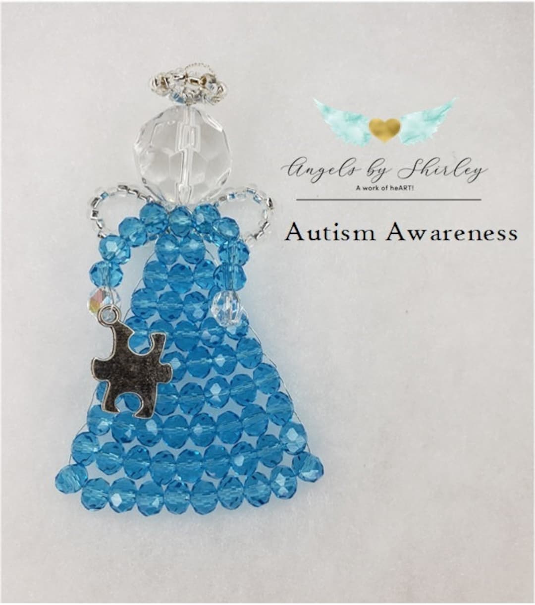 Autism Awareness Angel Suncatcher / Ornament - Etsy