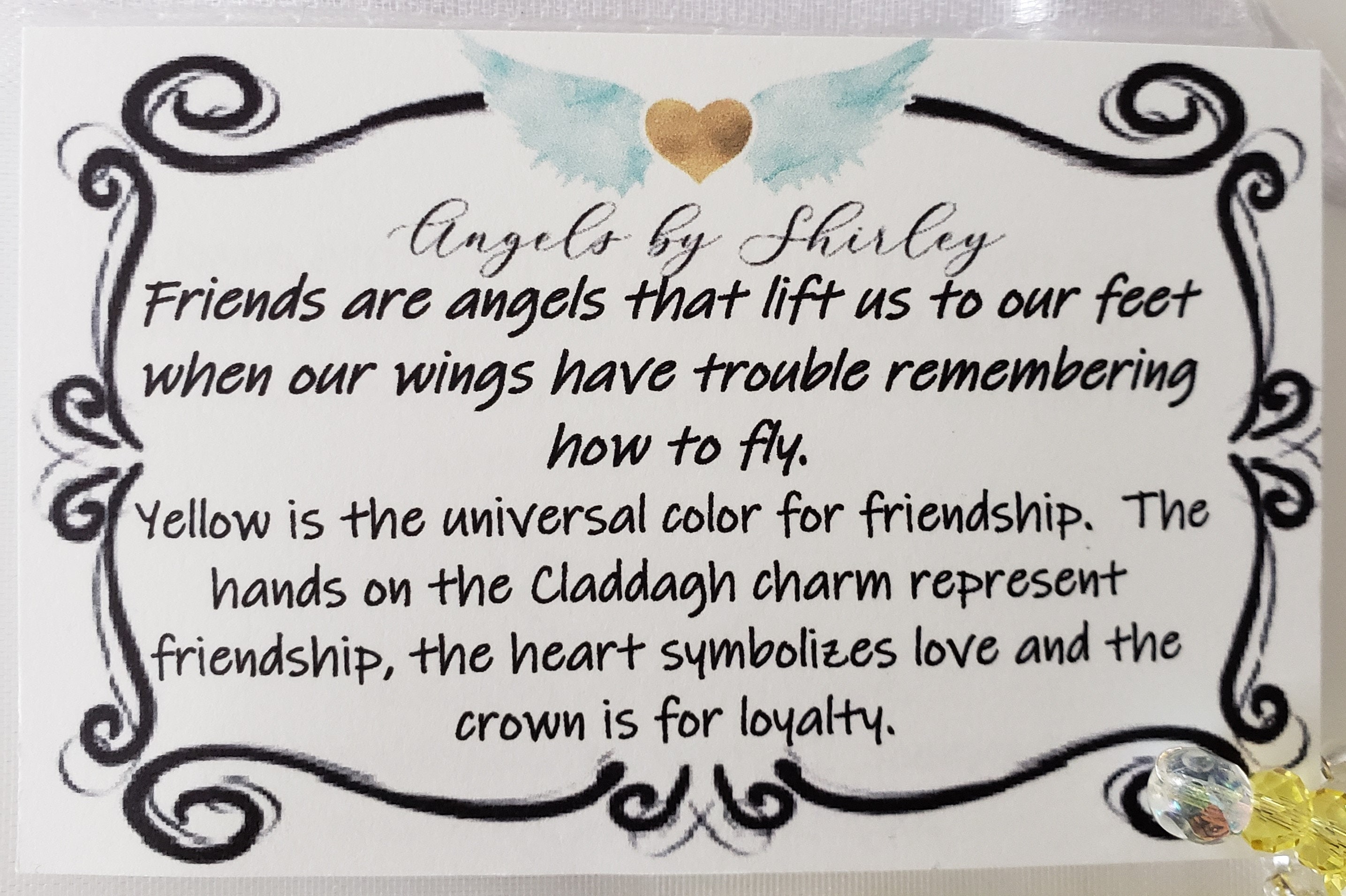 Friendship Angel Suncatcher / Ornament - Etsy