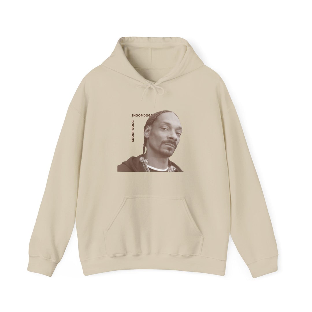SNOOP DOGG Hoodie, Snoop Dogg Concert Light Sand Pullover Merch for ...
