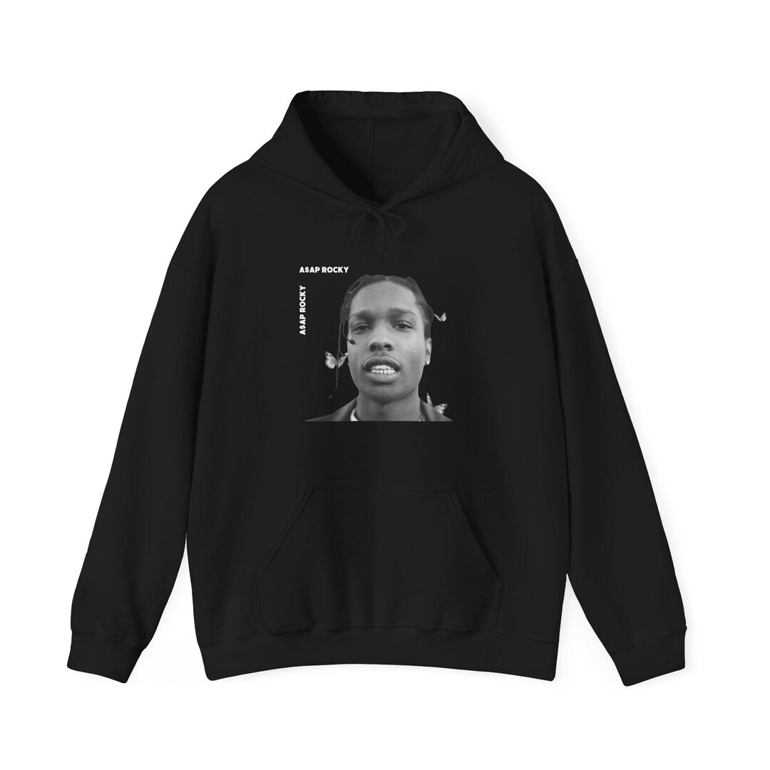 ASAP ROCKY Black Hoodie, Asap Rocky Rap Concert Light Sand Pullover ...