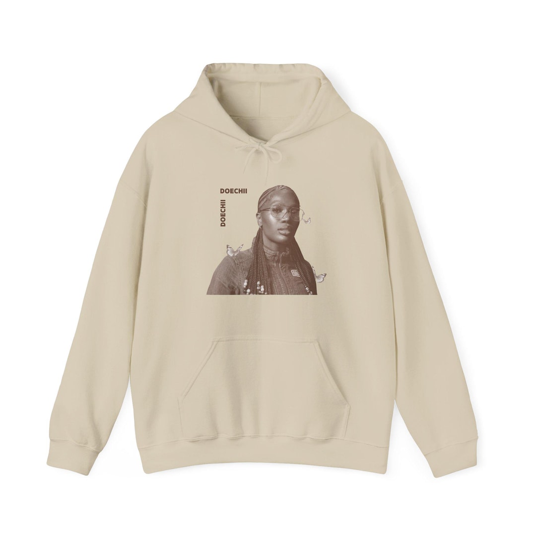 DOECHII Hoodie, Doechii Swamp Princess Concert Light Sand Pullover ...