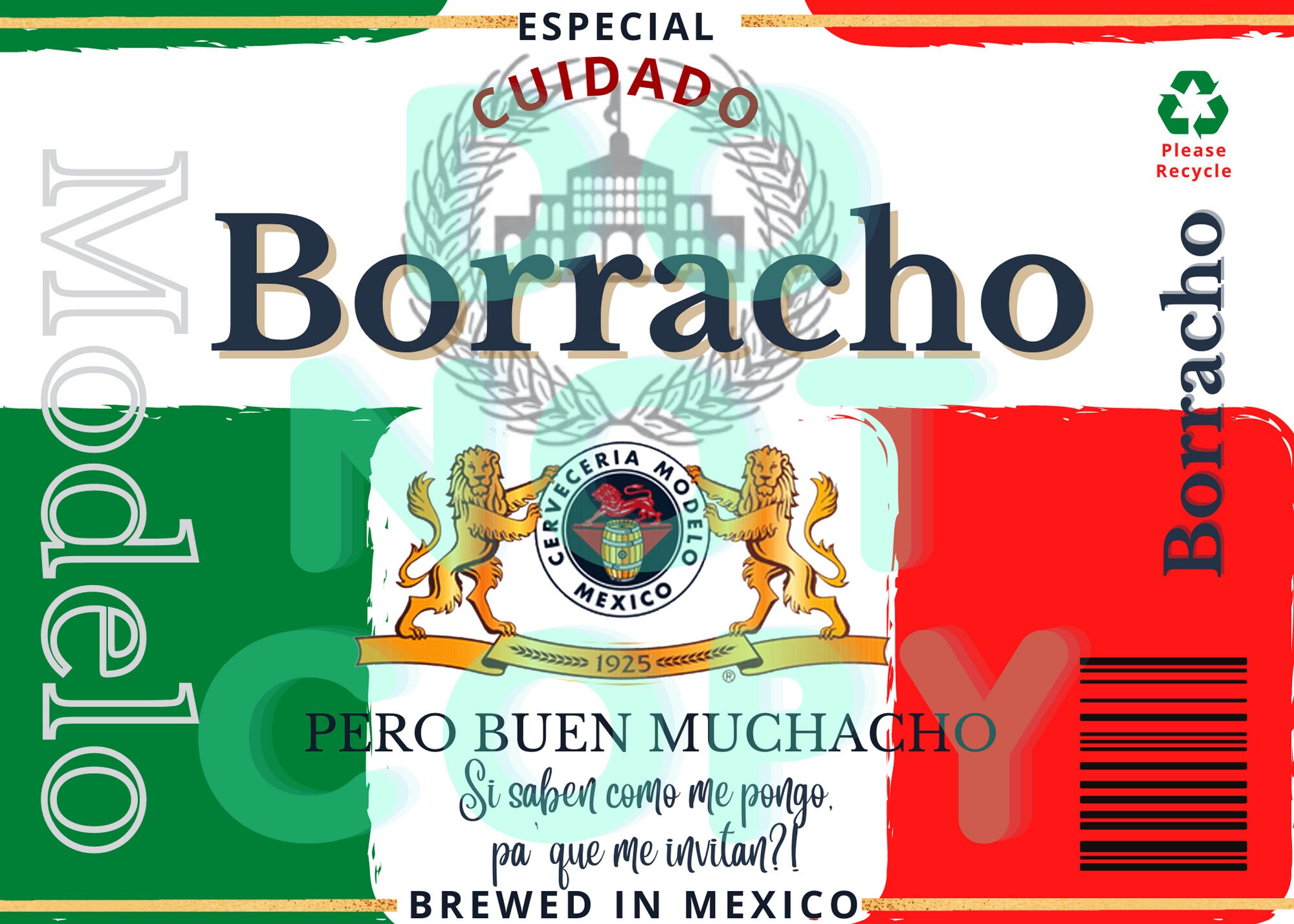 El Borracho Wrap - Etsy