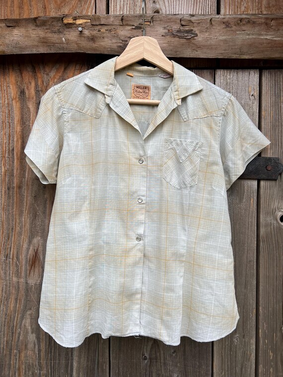 1950s vintage Miller Western Wear Dan River fabric ch… - Gem