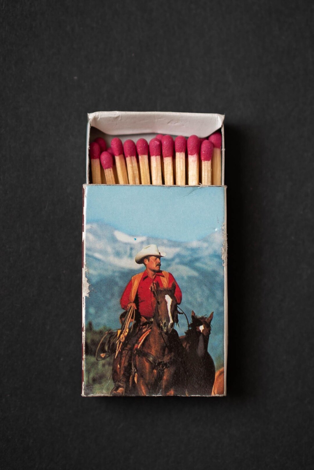 80s/90s Vintage Marlboro Cowboy & Western Matches 2 Styles Available - Etsy