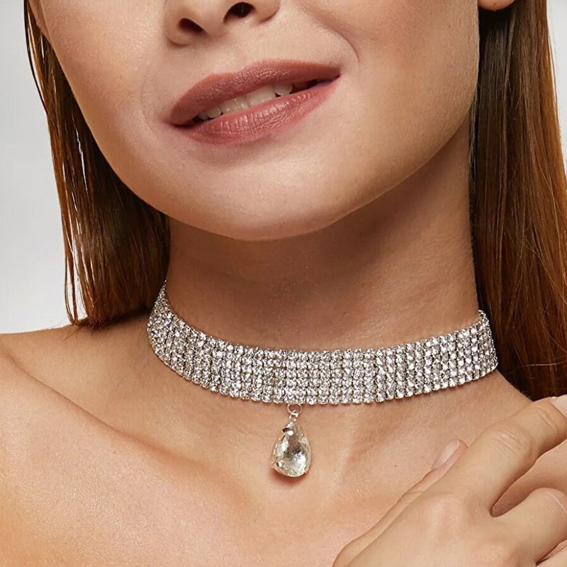 Diamond Choker - Etsy