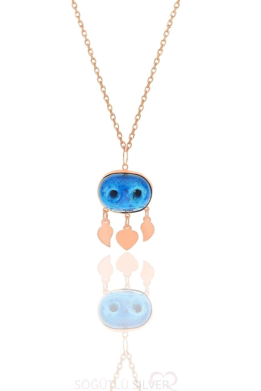 925 Sterling Silver Assyrian Necklace, Syriac Necklace, Reyyan Pendant ...