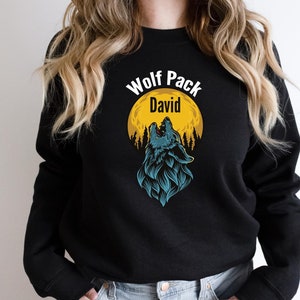 Wolf Pack Sweatshirt Wolf Family Matching Sweat Mama Wolf - Etsy