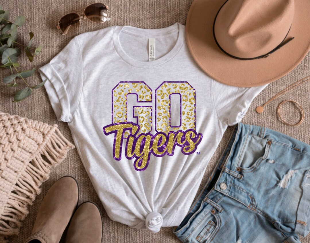 GO Tigers Tee - Etsy