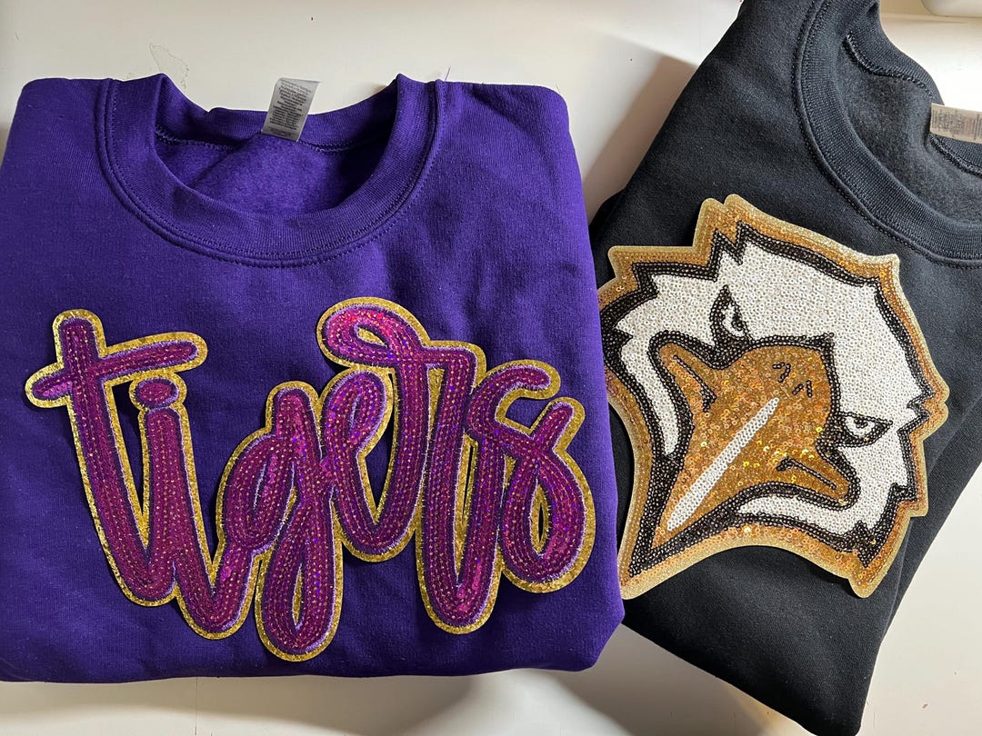 Sequin Eagles Sweatshirt - Etsy