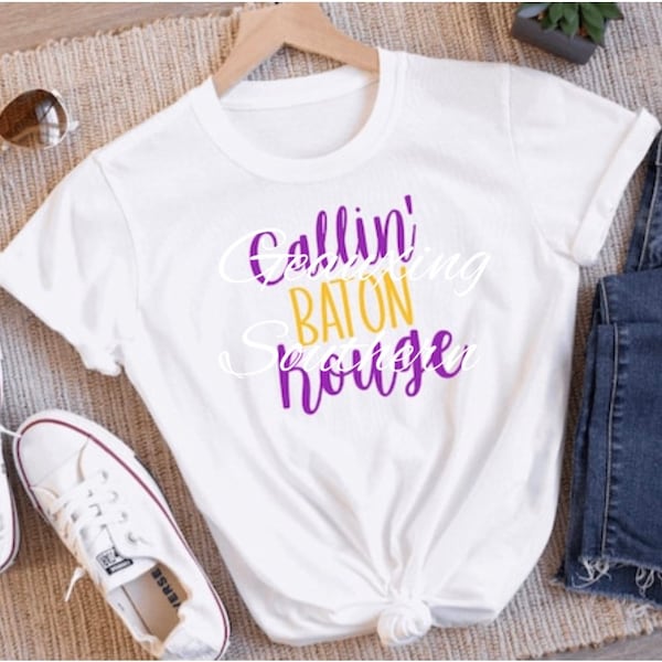 Calling Baton Rouge Svg - Etsy