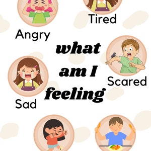 Emotion Chart for Kids - Etsy