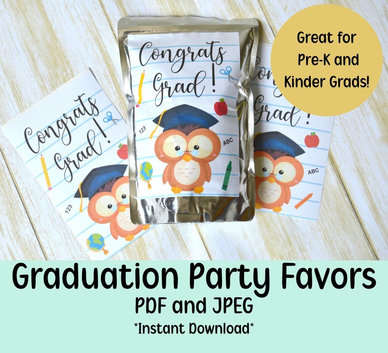 Preschool Graduation Party Favors Grad Party Kindergarten | Etsy