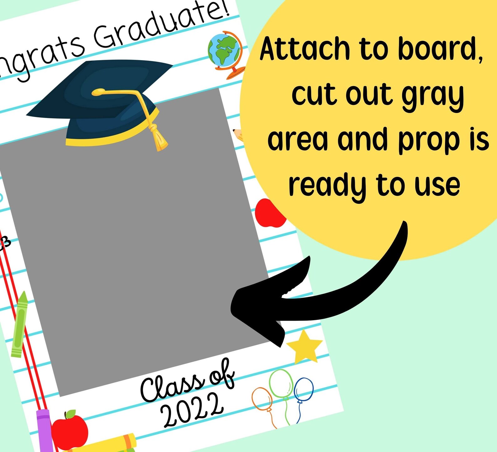 Graduation Poster Preschool Graduation Kindergarten - Etsy