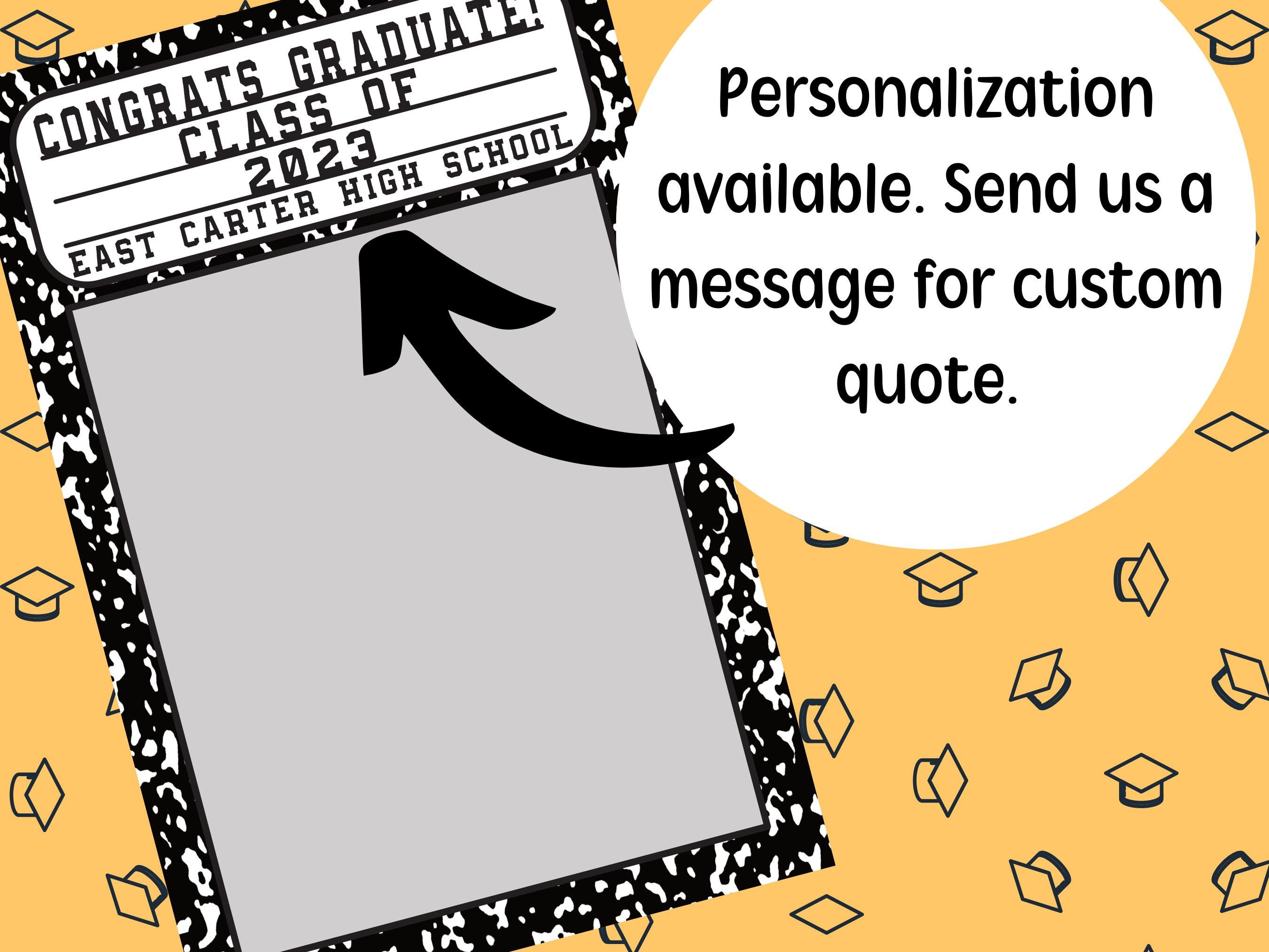 Graduation Selfie Frame, Graduation Poster, Grad Photo Booth, Photo ...