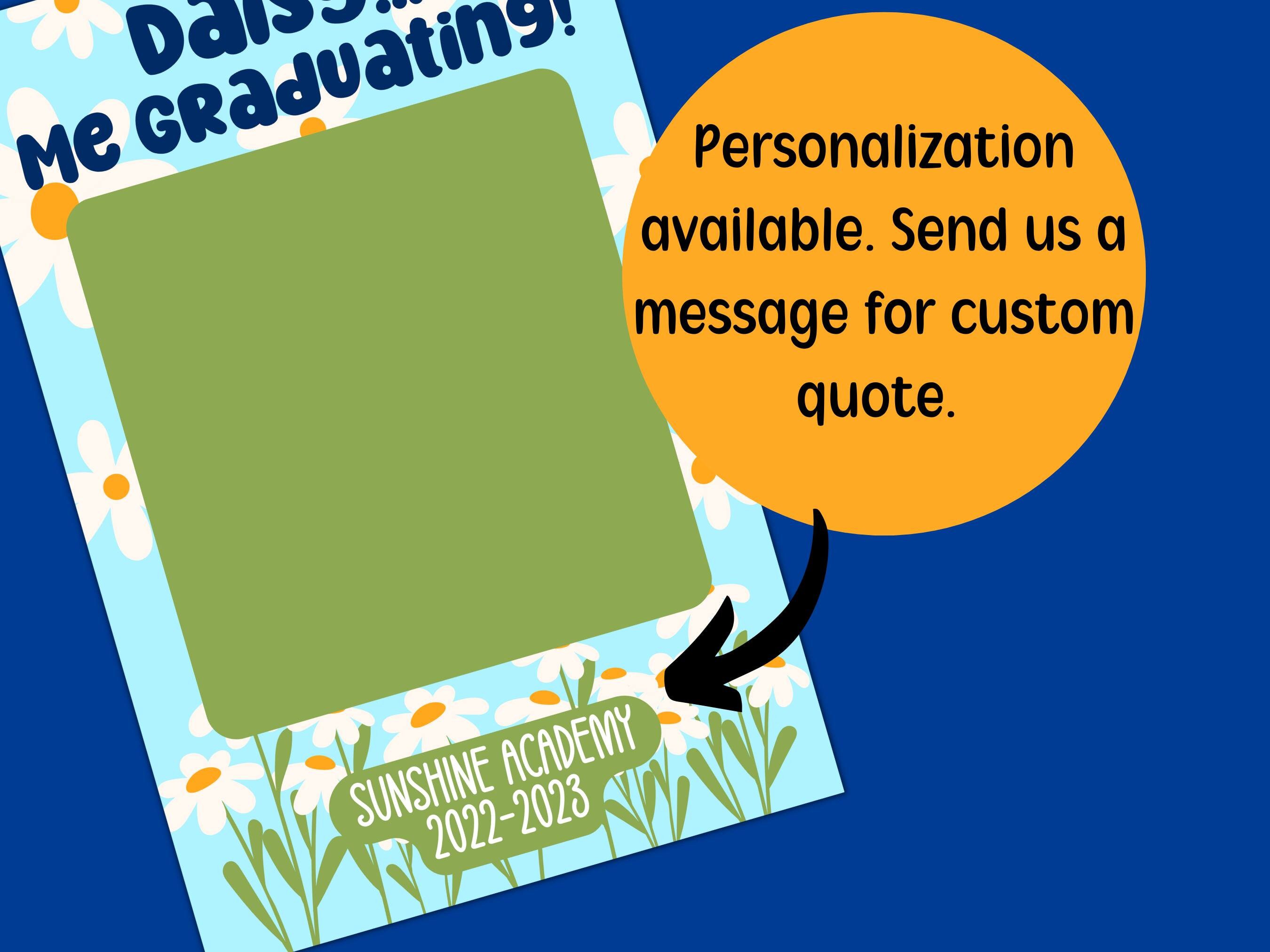 Kindergarten Graduation, Preschool Graduation Photo Frame, Pre-k Grad ...