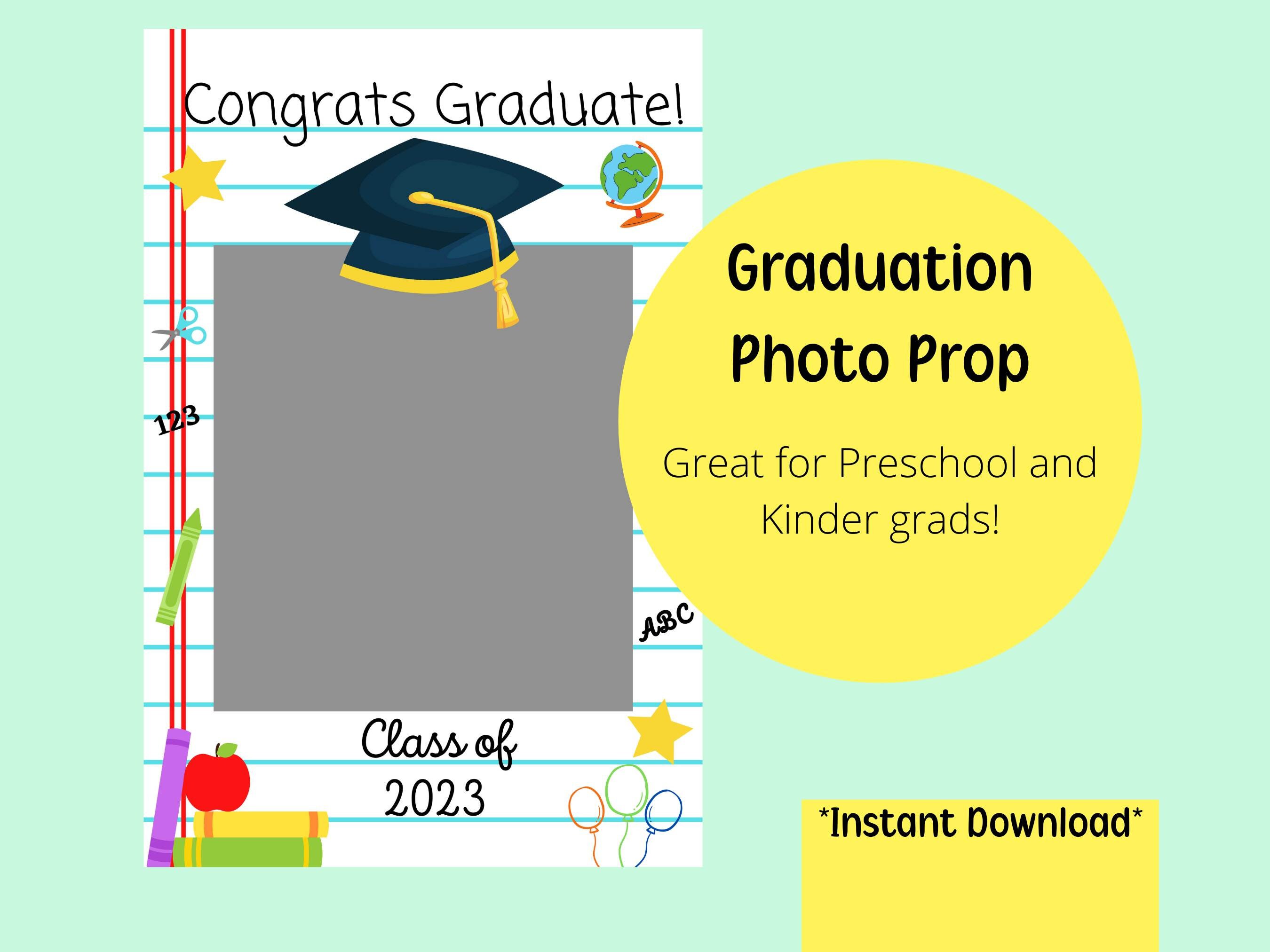 Graduation Poster Preschool Graduation Kindergarten - Etsy UK