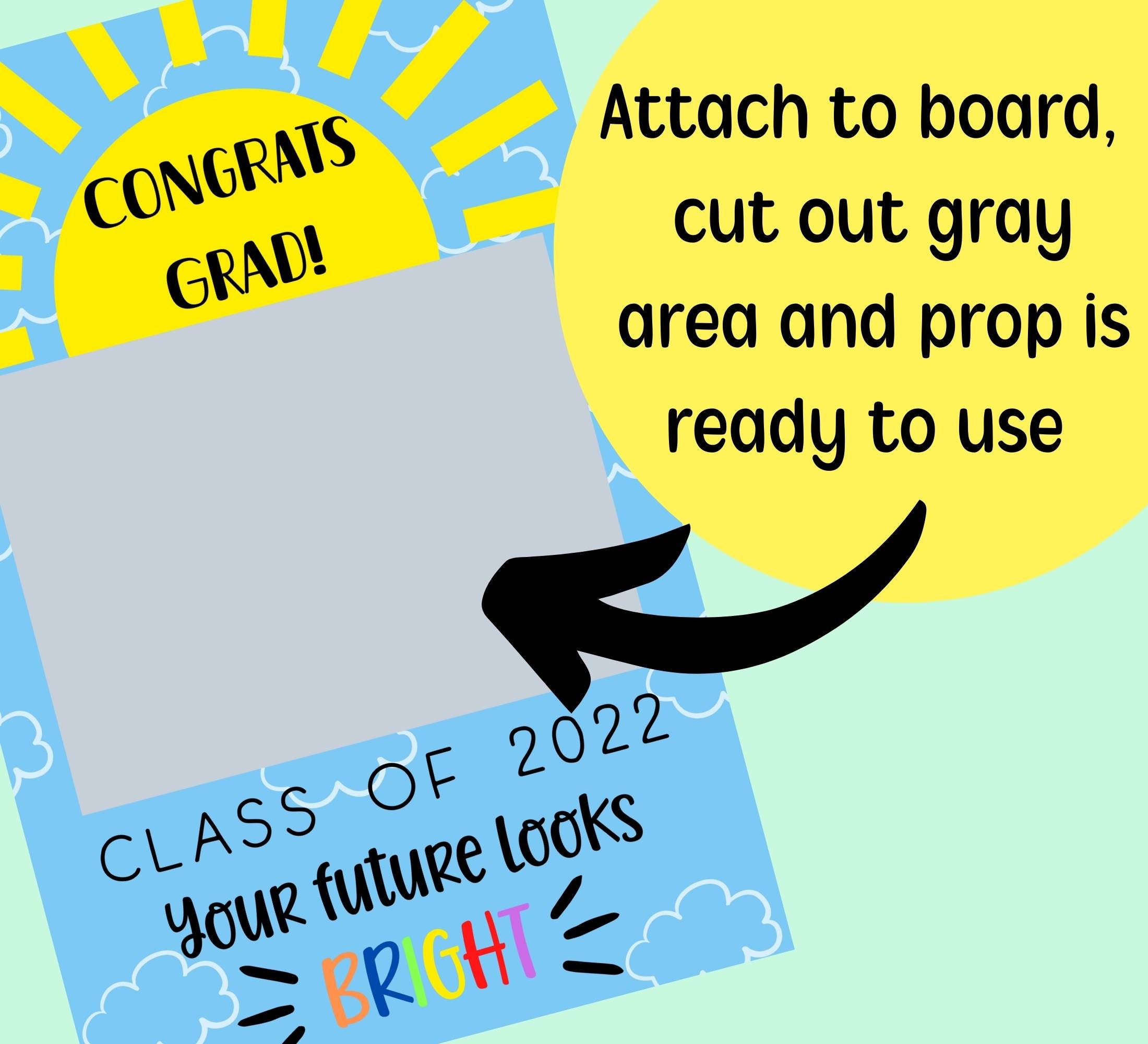 Graduation Photo Booth, Preschool Graduation Poster, Graduation Cutout ...