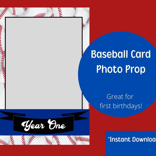 Baseball Photo Booth - Etsy
