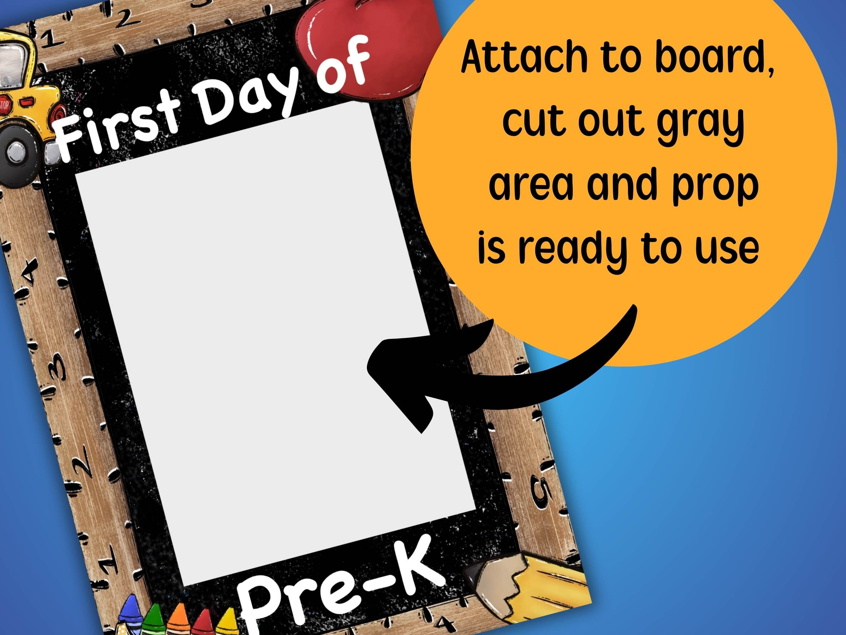 School Photo Booth, First Day of School, Teacher Resource, Back to ...