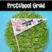 Kindergarten Grad, Prek Graduation, Pennant Flag, Kinder Graduation ...