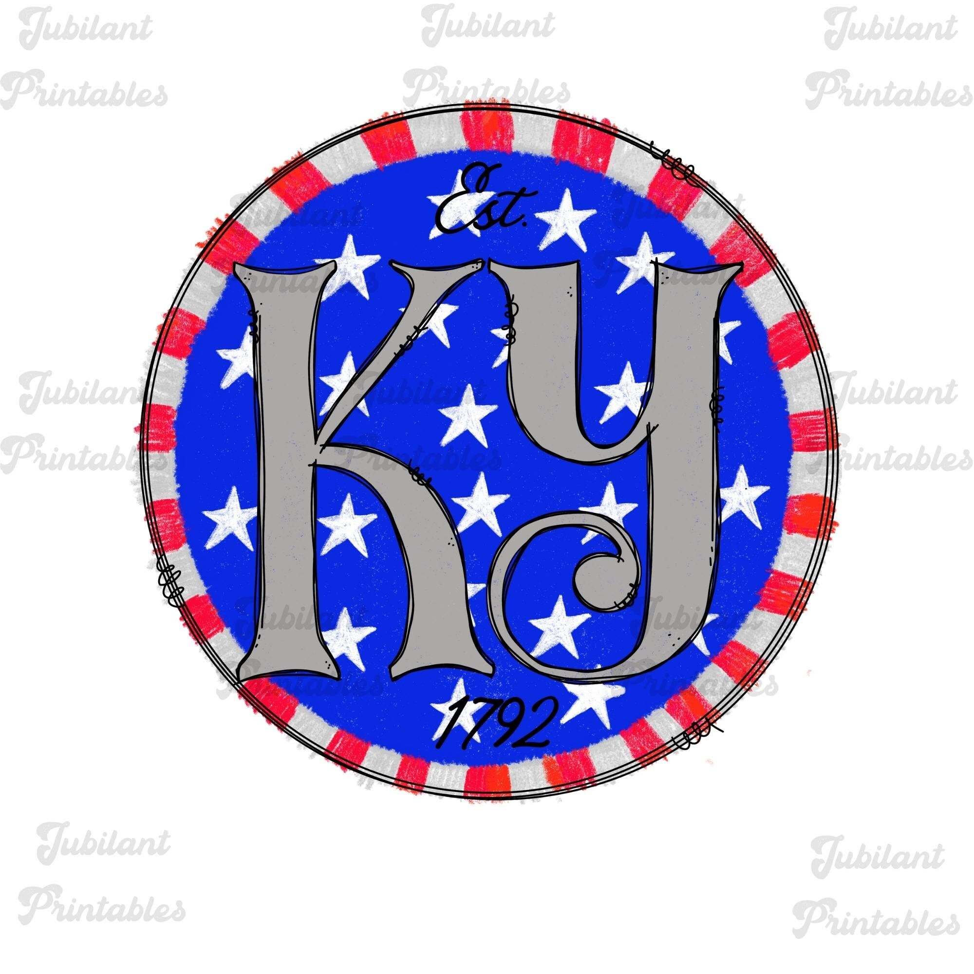 Kentucky 4th of July Png Ky Png Stars and Stripes - Etsy
