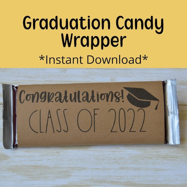 Graduation Candy Box Wrapper - Etsy