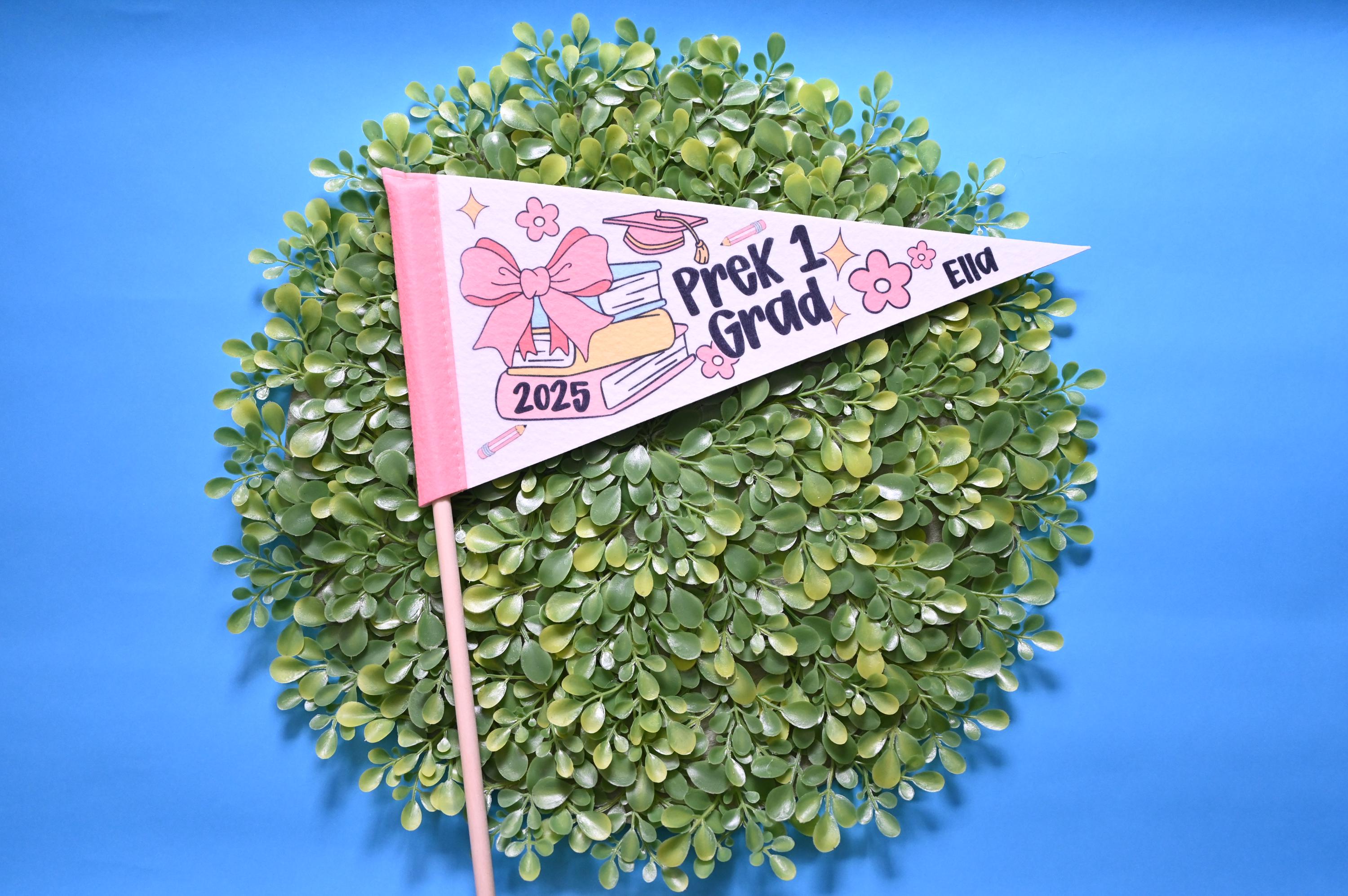 Kindergarten Grad, Prek Graduation, Pennant Flag, Kinder Graduation ...