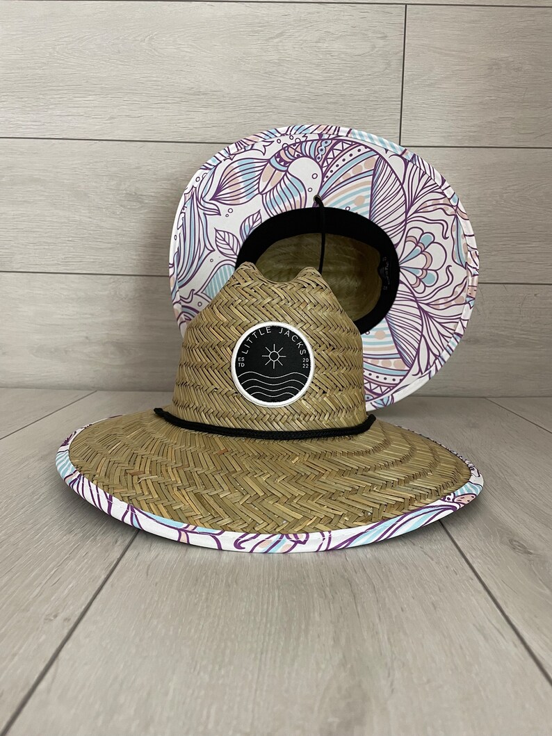 Kid's Lifeguard Straw Hats - Etsy