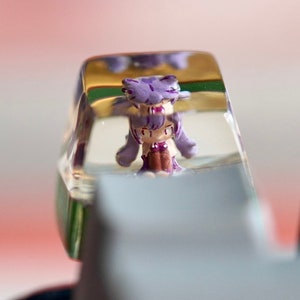 G.en.shin Im.pa.ct Keqing Keycap, Slime Keycap, Cute Keycap, Ge.ns.hin ...