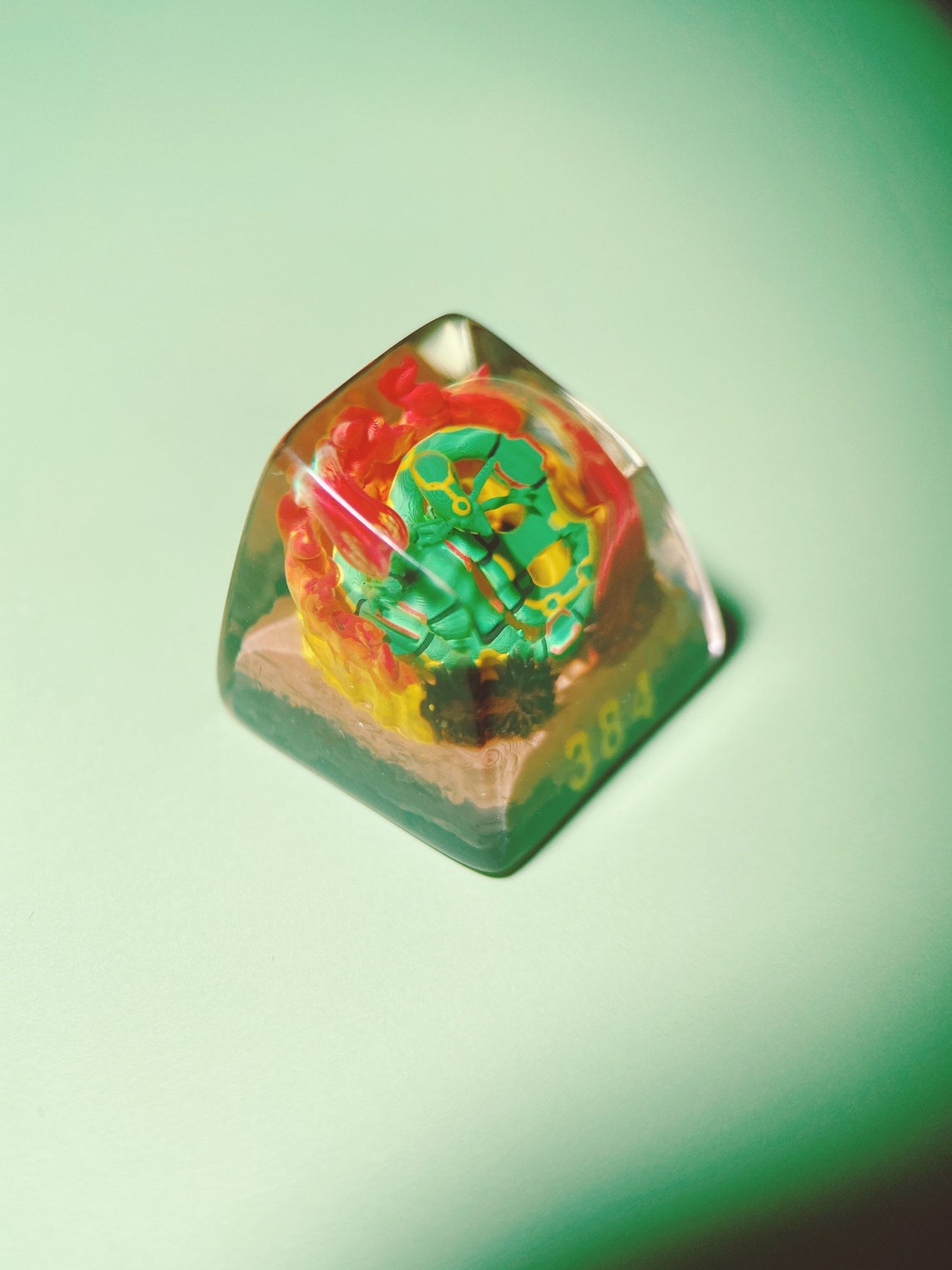 Rayquaza Keycap Custom Pokemon Keycap Handmade Keycaps - Etsy