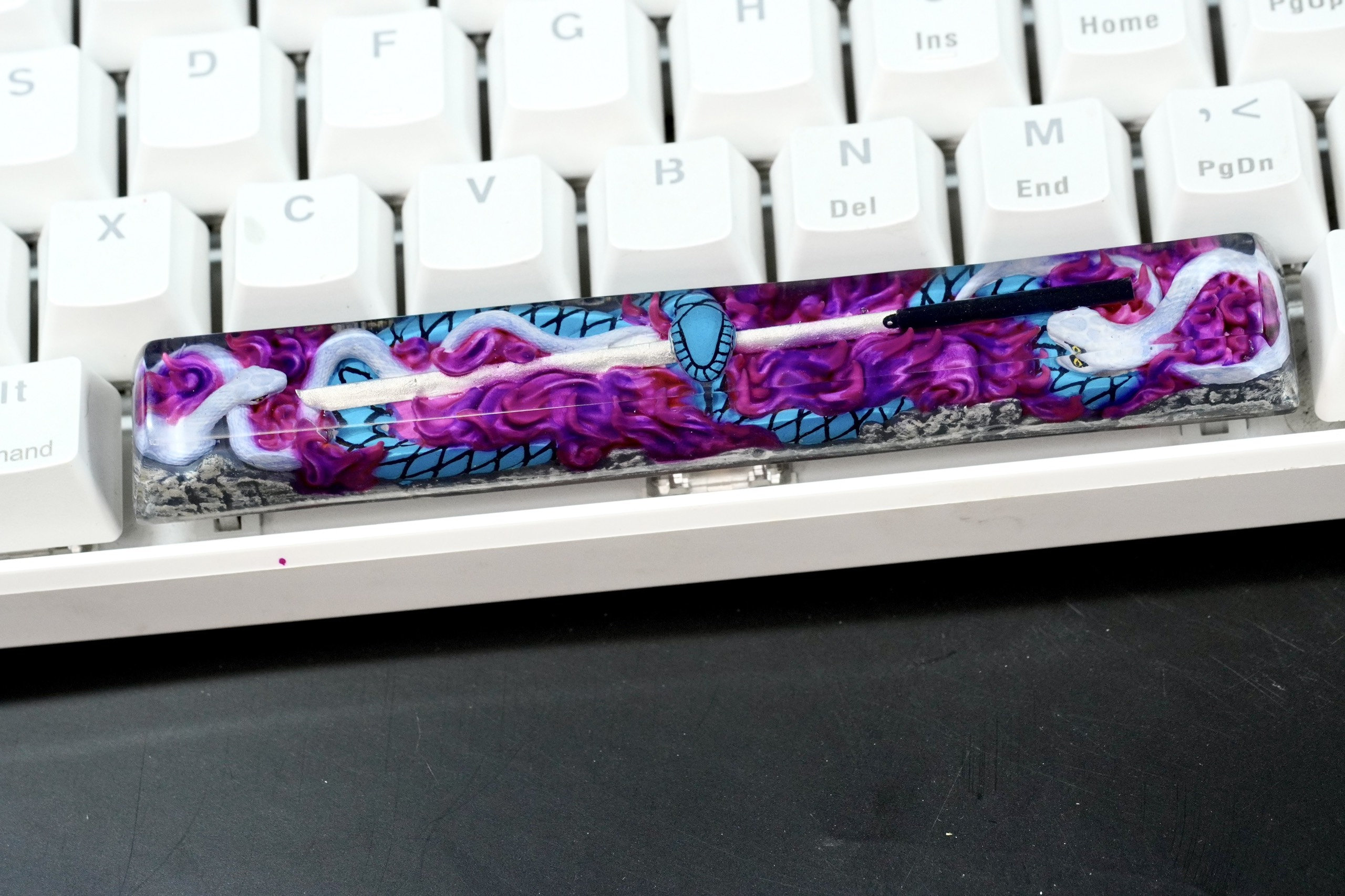 Ninja Keycap Artisan Spacebar Keycap Snake Spacebar Keycap - Etsy Australia