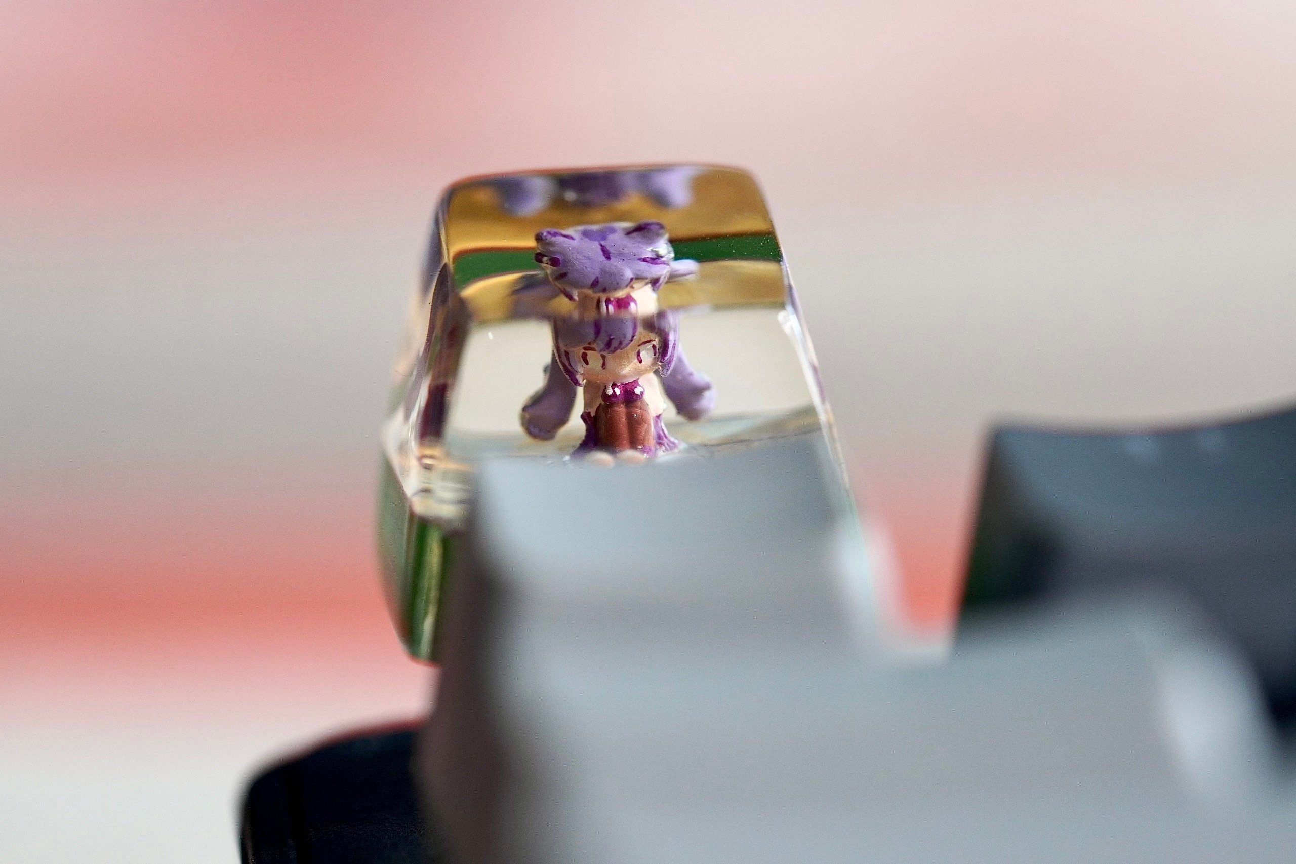 Genshin Impact Keqing Keycap Slime Keycap Cute Keycap - Etsy Canada