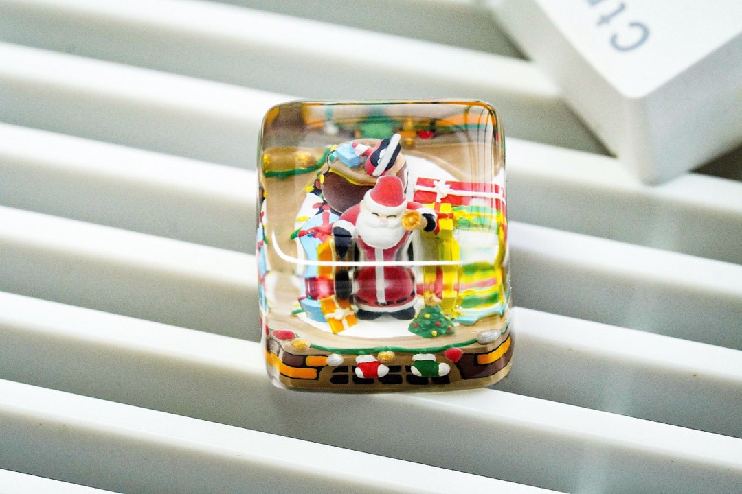 Santa Claus Keycap, Christmas Tree Keycap, Snowman Keycap, Christmas ...