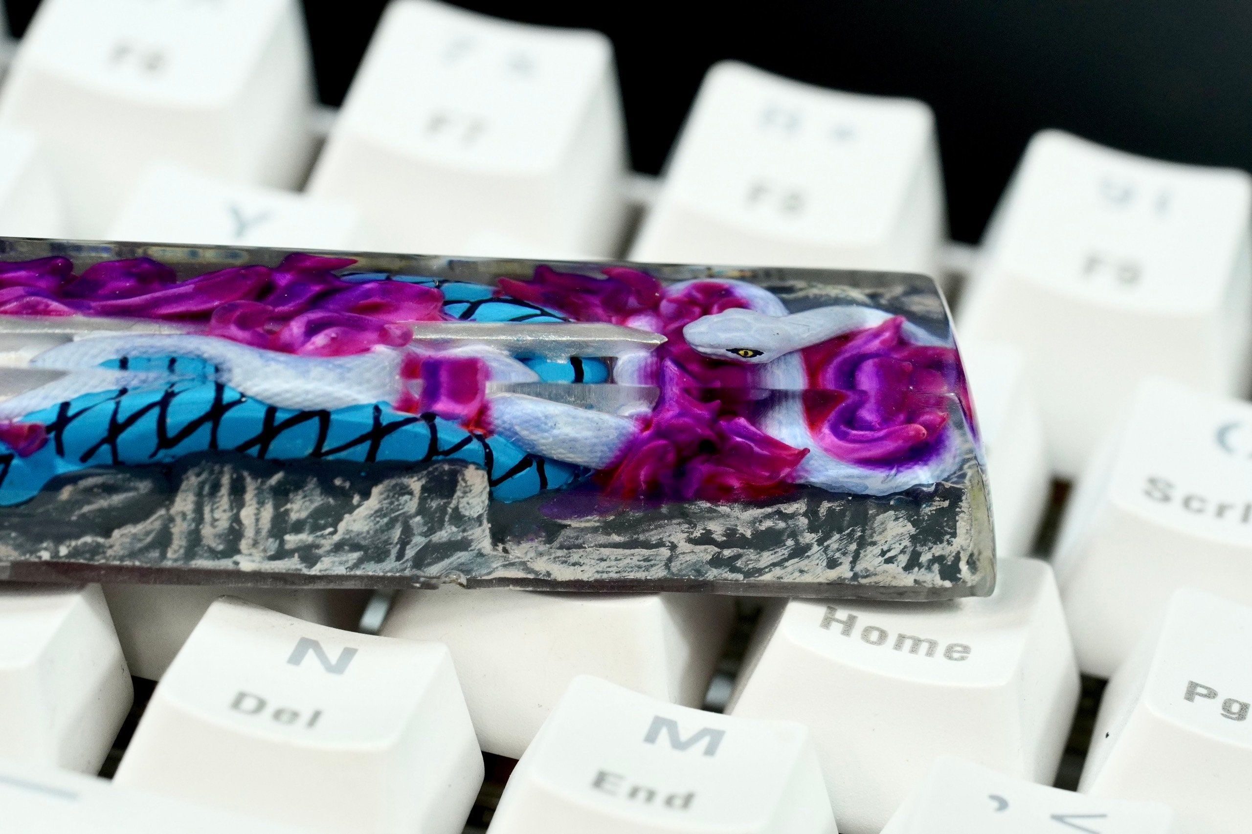 Ninja Keycap Artisan Spacebar Keycap Snake Spacebar Keycap - Etsy Australia