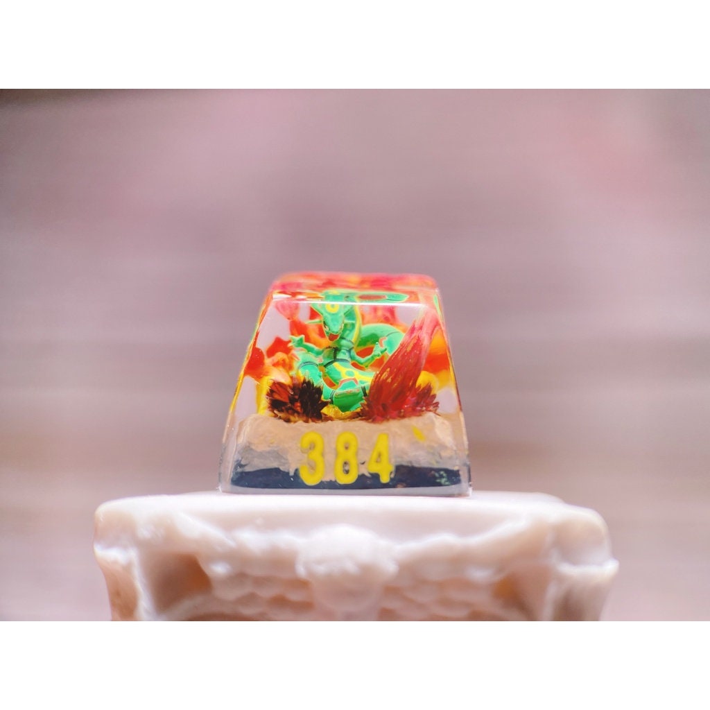 Rayquaza Keycap Custom Pokemon Keycap Handmade Keycaps - Etsy